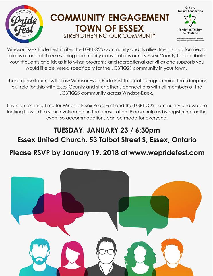 Essex Community Engagement Session | QueerEvents.ca