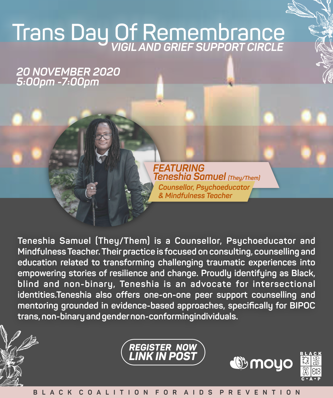 TDOR Vigil & Grief Support Circle | QueerEvents.ca