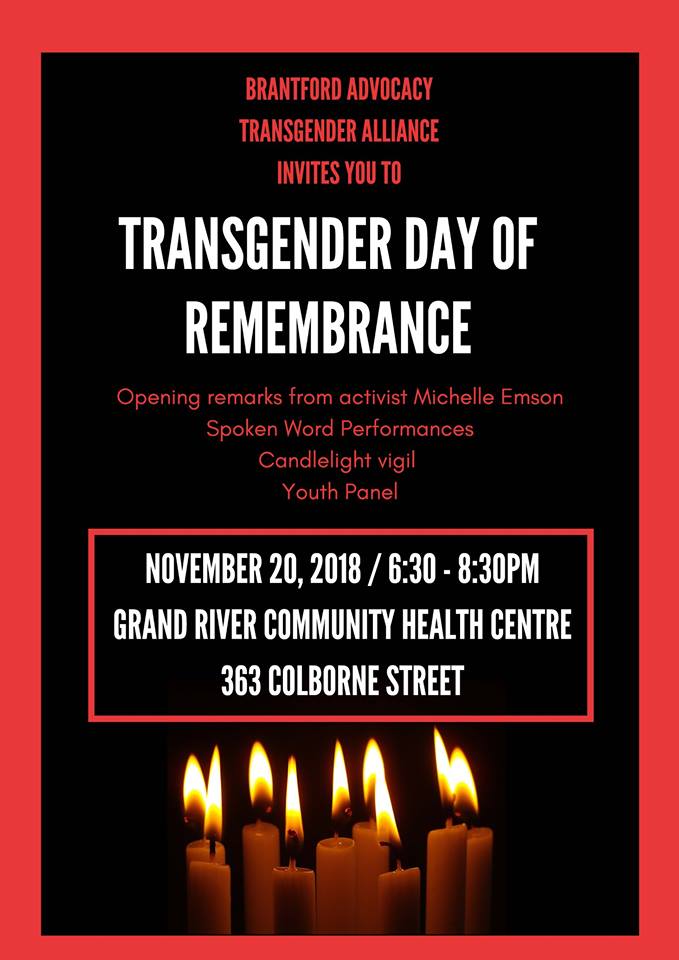 TDOR Vigil | QueerEvents.ca